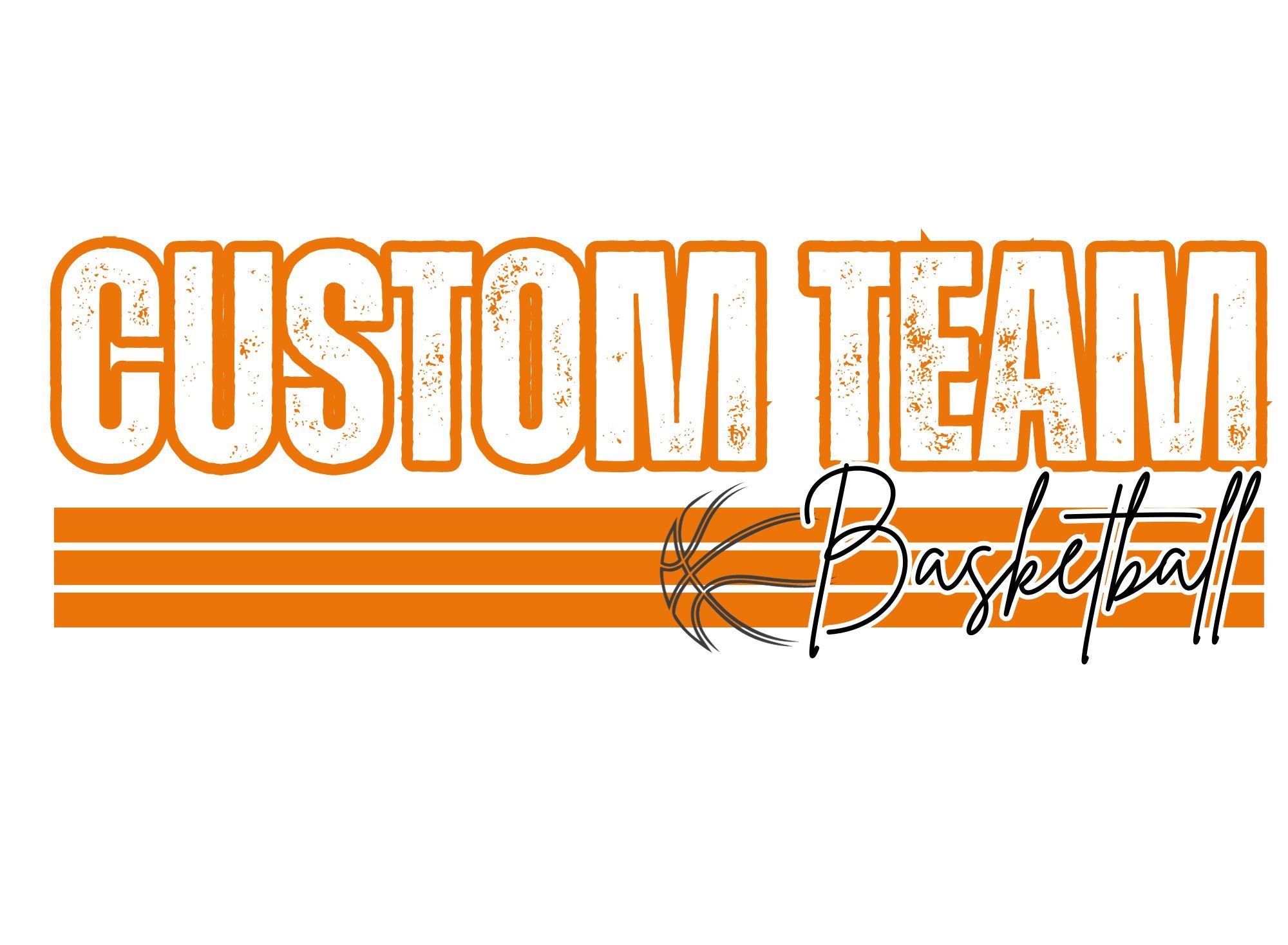Custom Basketball Stripes PNG - Etsy