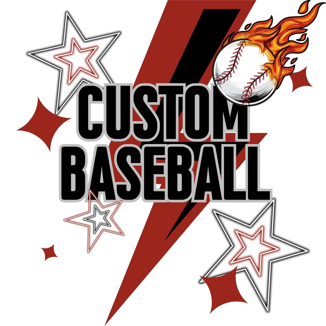 Custom Baseball PNG - Etsy