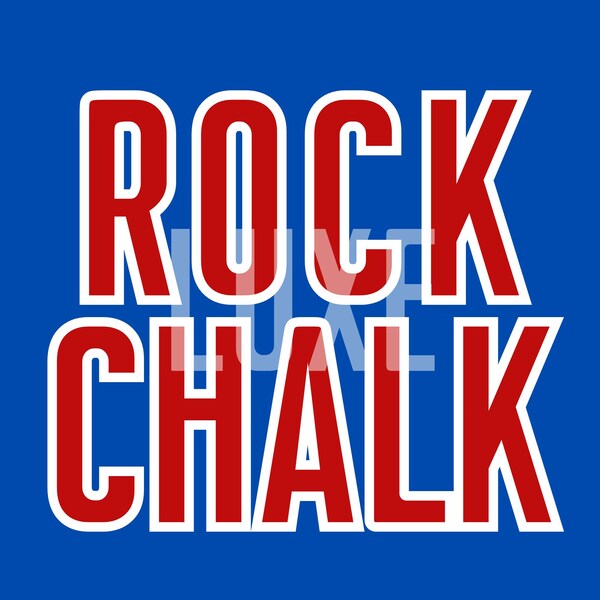 Rock Chalk Jayhawks Svg - Etsy