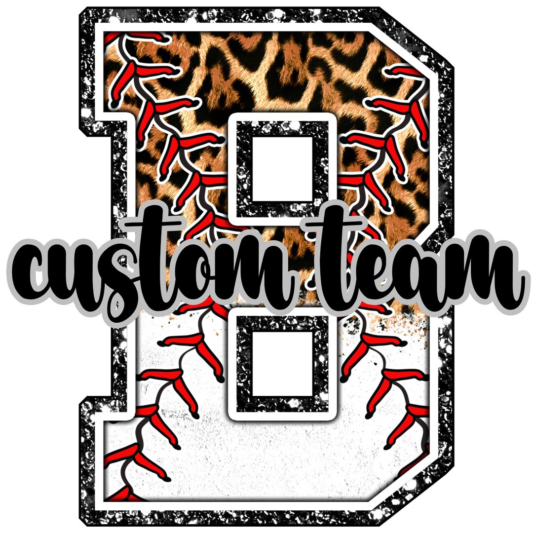 Custom Varsity Cheetah Baseball PNG - Etsy