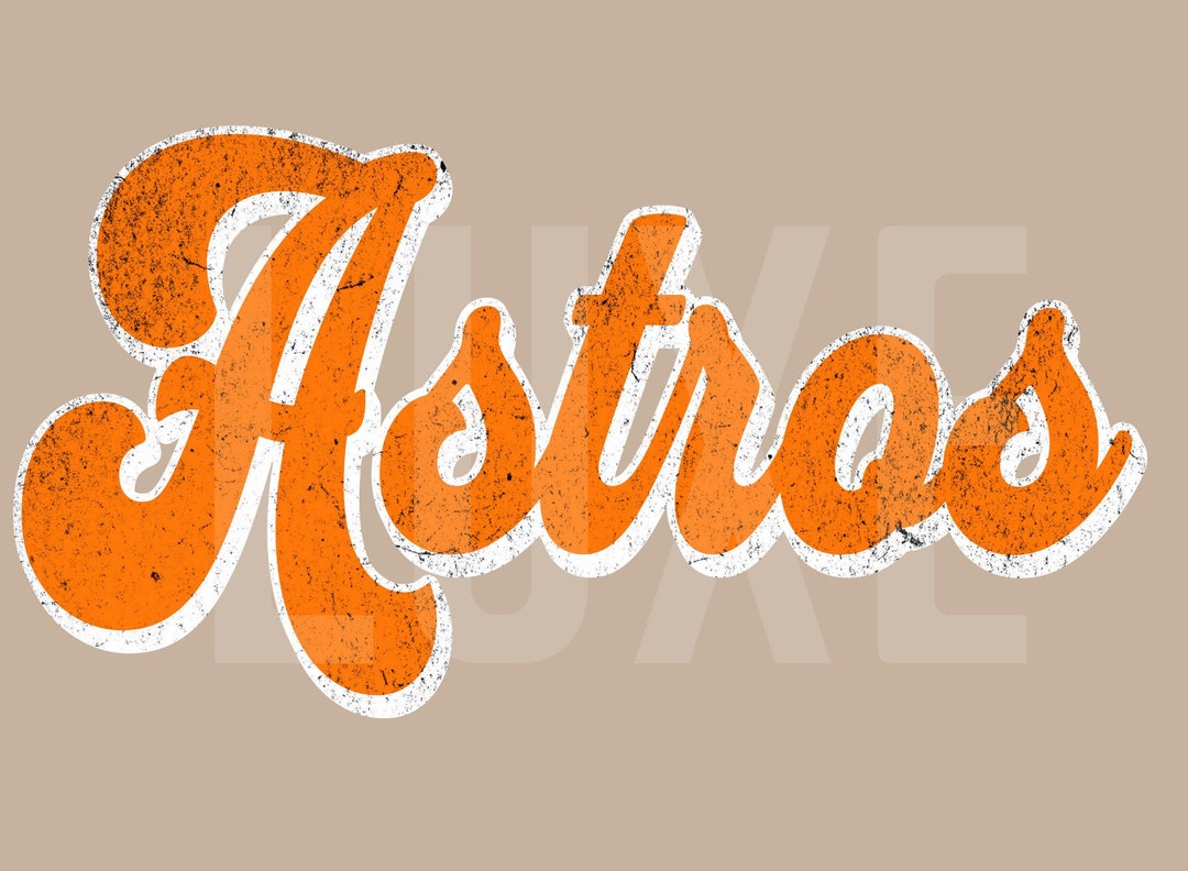Astros Baseball Script PNG - Etsy