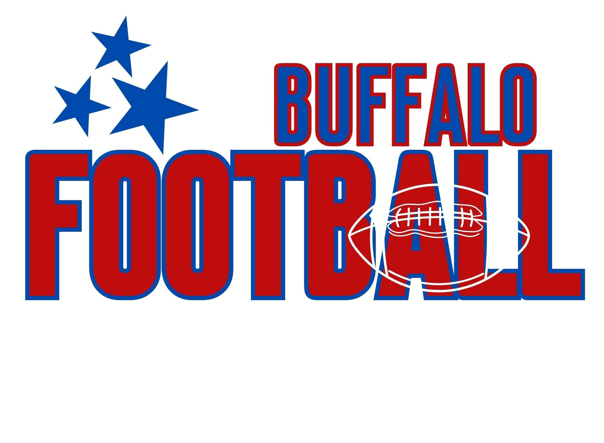 Buffalo Stars Football PNG - Etsy