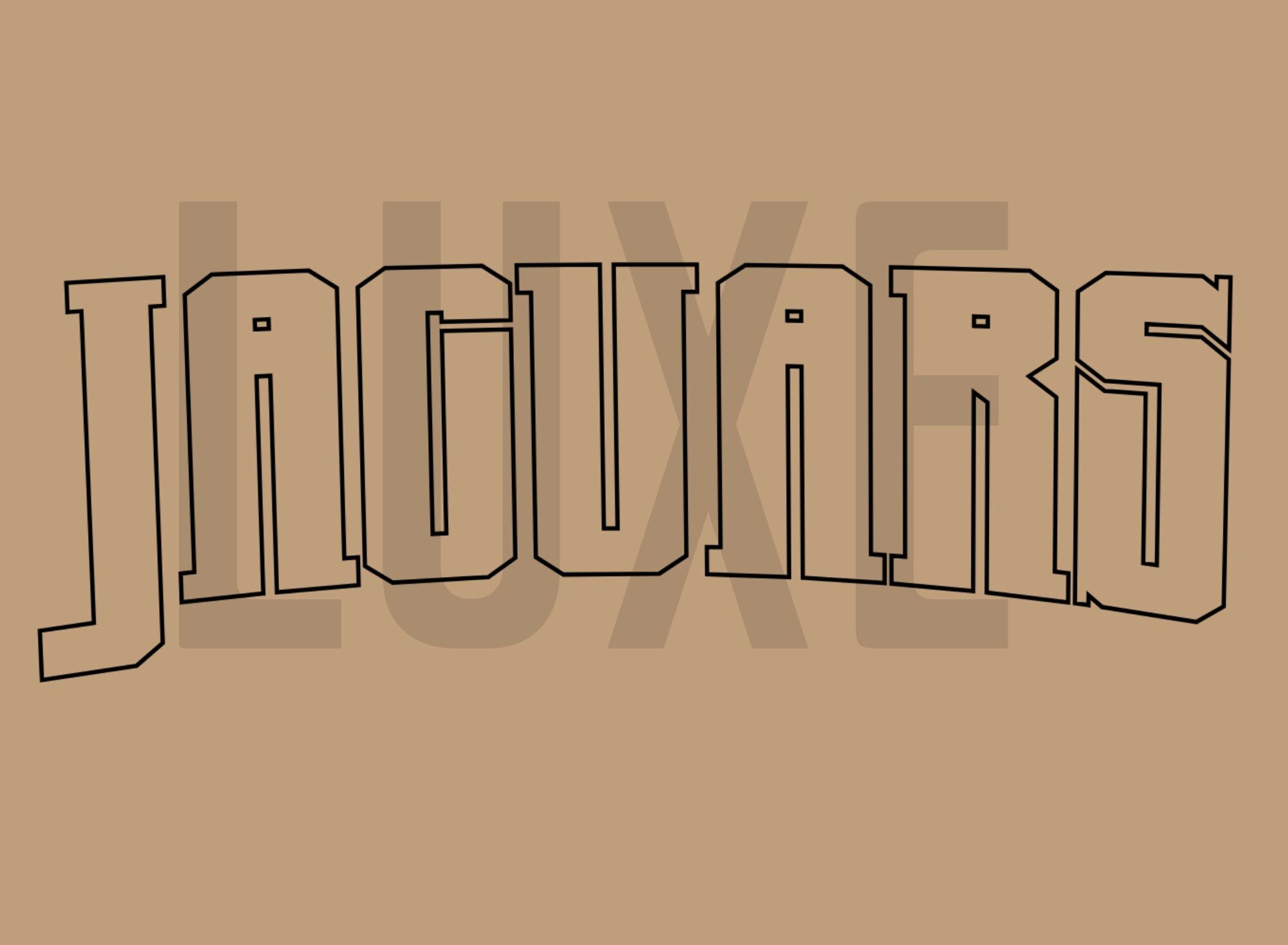 Jaguars Outline PNG - Etsy