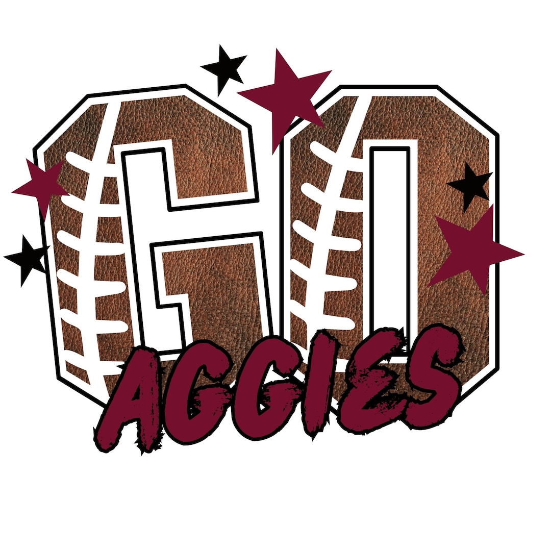 Go Aggies Football PNG - Etsy