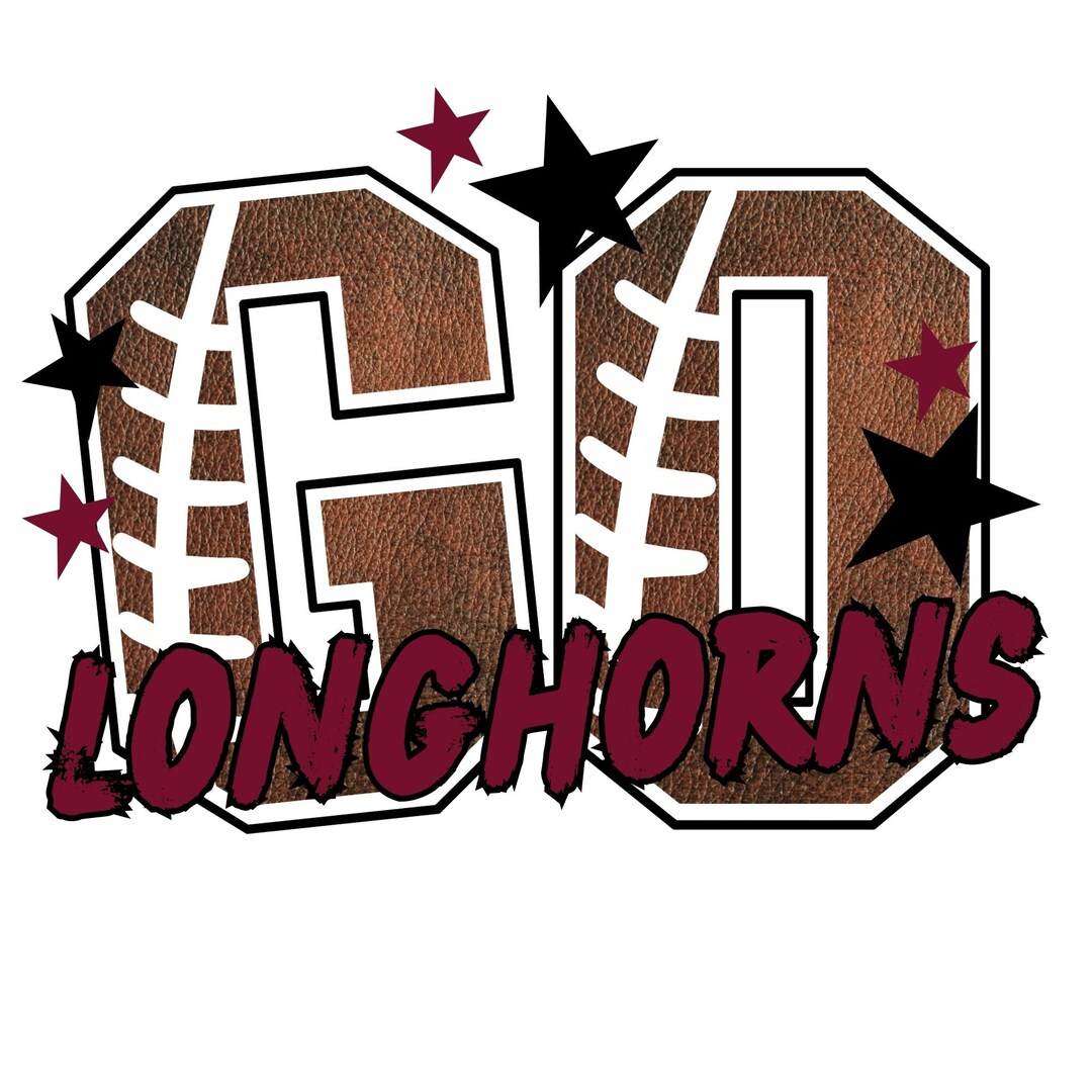 Go Maroon Longhorns Football PNG - Etsy