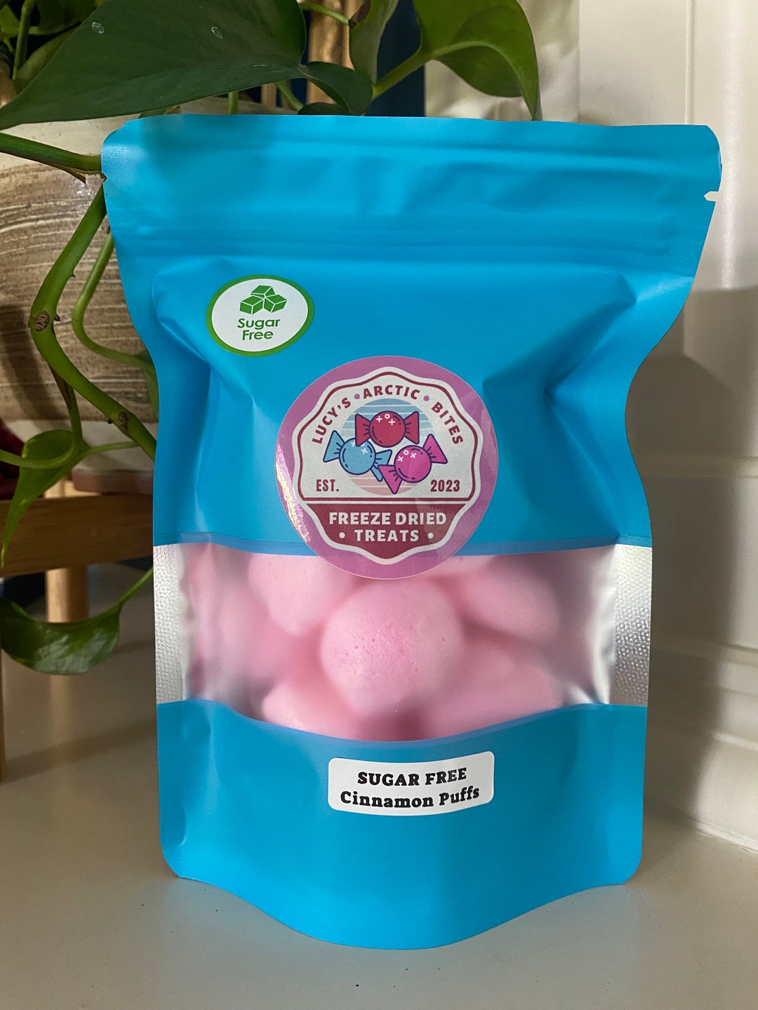 SUGAR FREE Cinnamon Puffs Freeze Dried Saltwater Taffy - Etsy