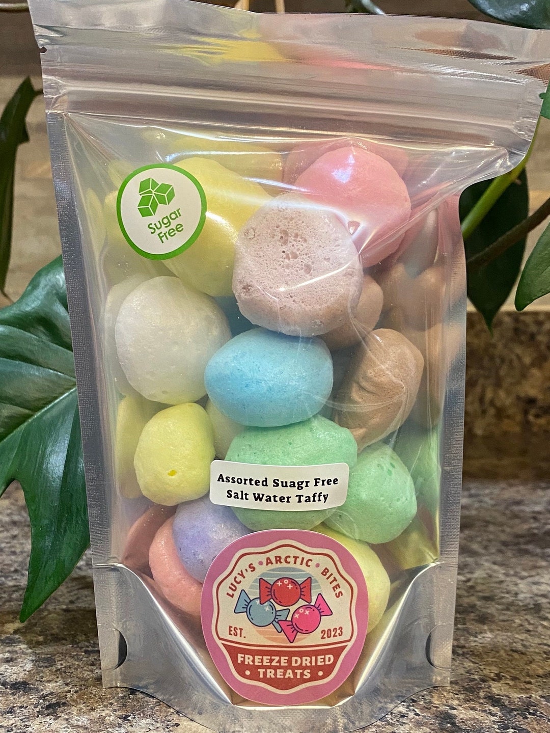 SUGAR FREE Assorted Puffs Freeze Dried Saltwater Taffy - Etsy