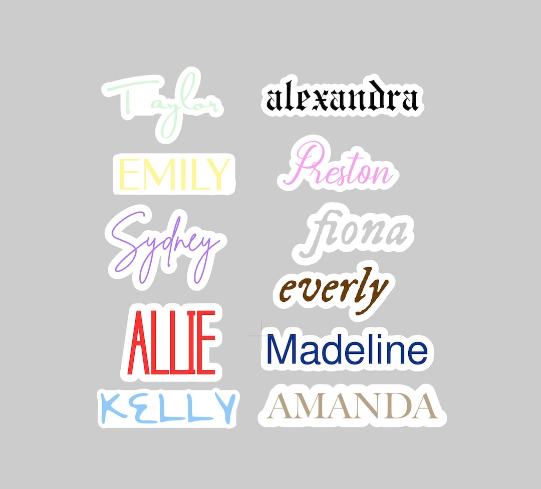 Custom Taylor Swift Album Name Sticker - Etsy