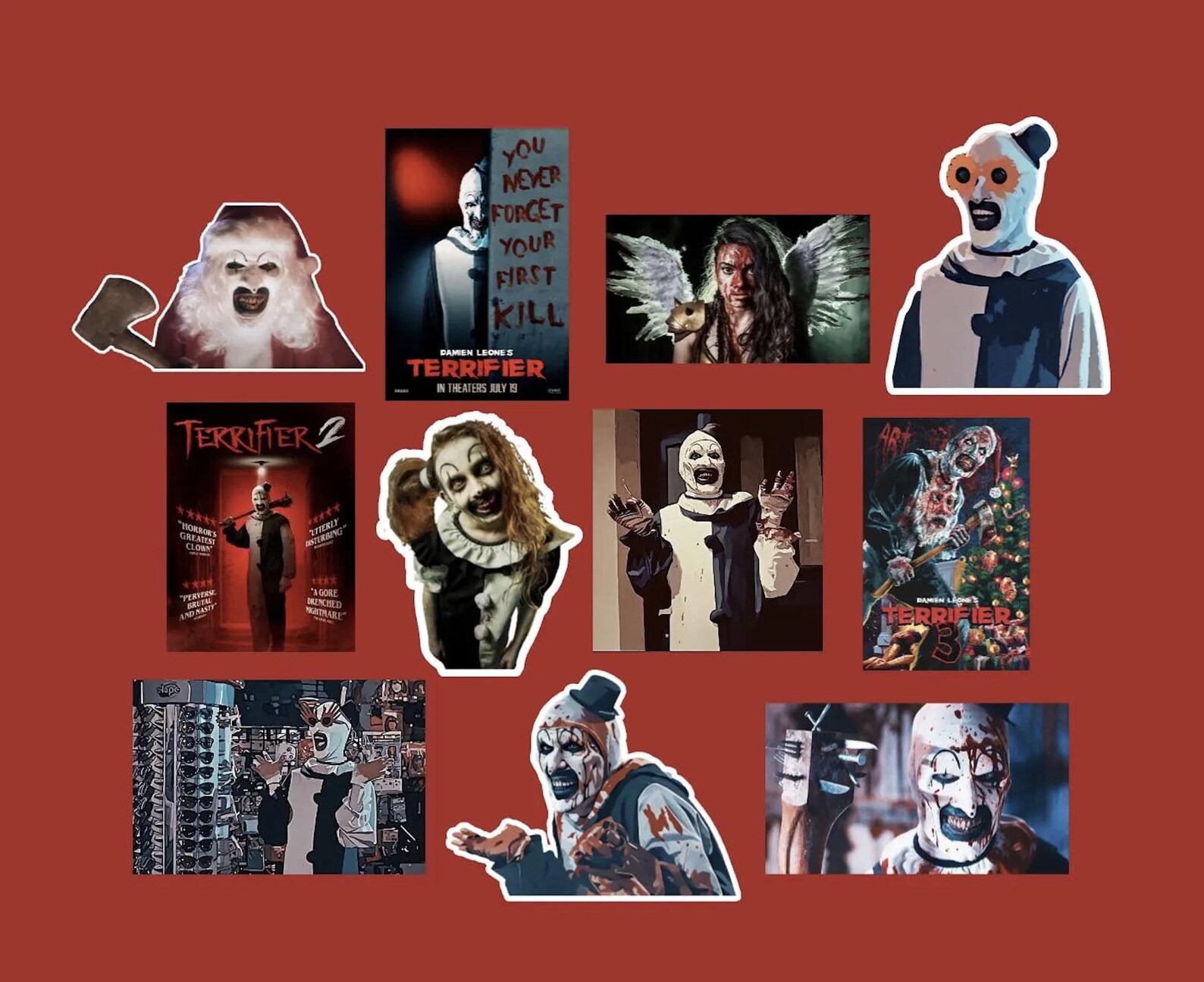 Custom Movie Character Stickers - Etsy