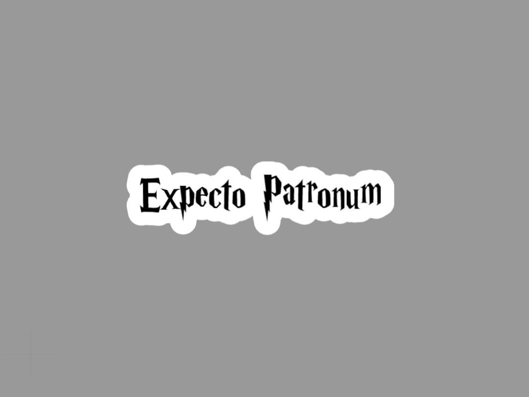 Expecto Patronum Harry Potter Sticker - Etsy
