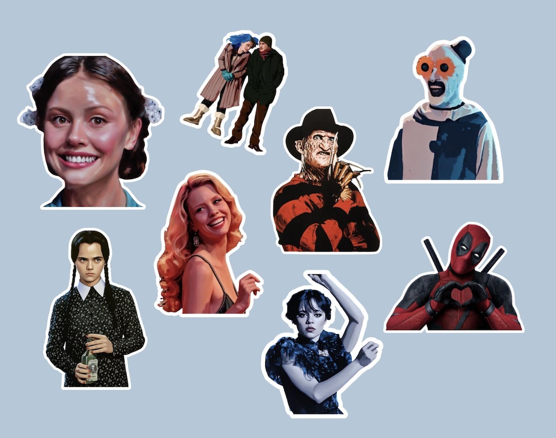 Custom Movie Character Stickers - Etsy