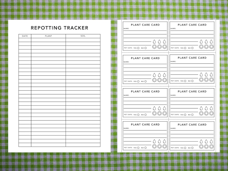 Plant Care Pages - Goodnotes and Printable, Journal Pages, Plant Care ...