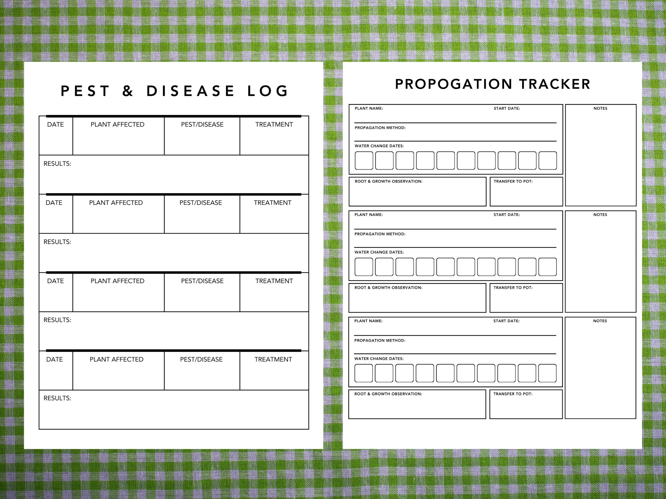 Plant Care Pages - Goodnotes and Printable, Journal Pages, Plant Care ...