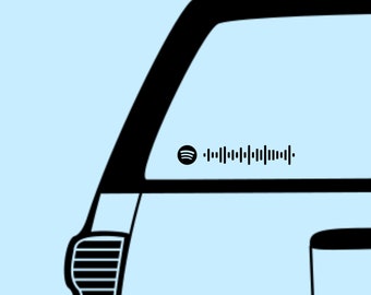 Custom Spotify Song Code Decal Spotify Decal Vinyl Decal Car Decal ...