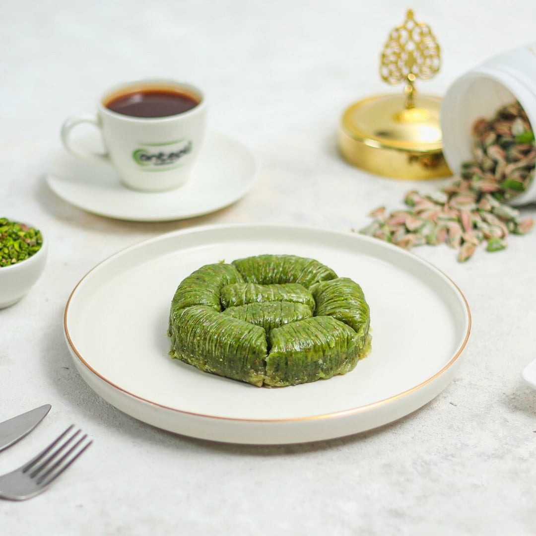 Turkish Pistachio Paradise Baklava From Gaziantep , Fully Pistachios ...