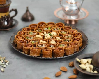 Turkish Ottoman Palace Dessert, Pistachio Baklava Gift Box, Daily and ...