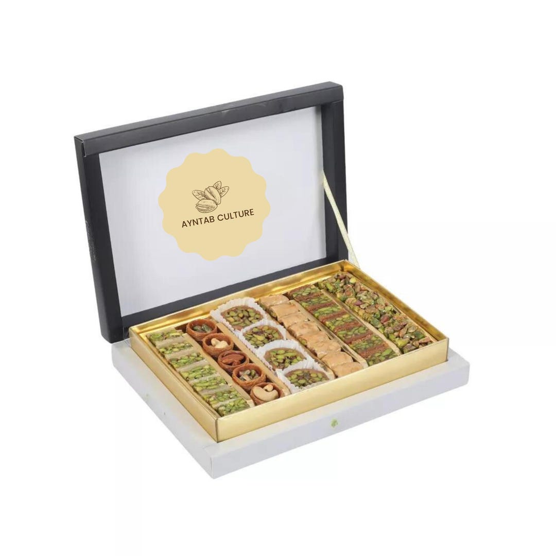 Assorted Ottoman Dessert Box, Mixed Baklava Gift Box, Daily and Freshly ...