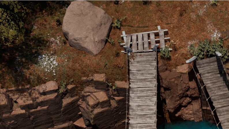 The Bridges Battle Map for Dnd Map Dungeons and Dragons - Etsy Israel