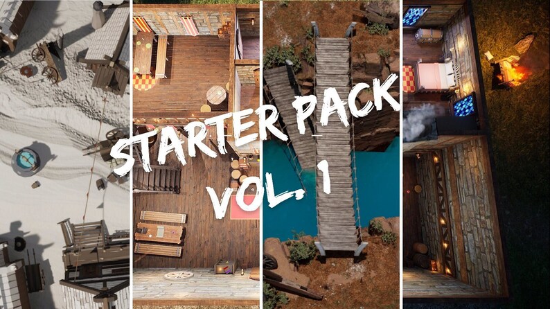 Starter Pack Battle Maps for Dnd Map, Dungeons and Dragons, Roll20, Foundry VTT, Fantasy Grounds ...