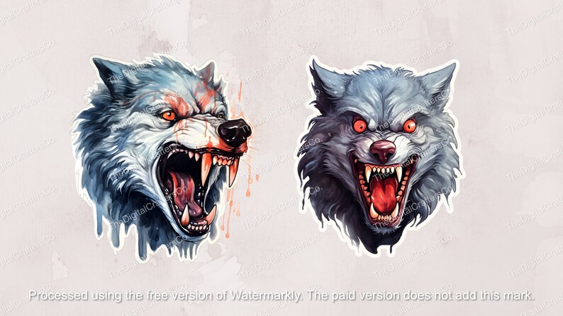 Werewolf SVG PNG Collection | Werewolf Clipart | Instant Download | 20 ...