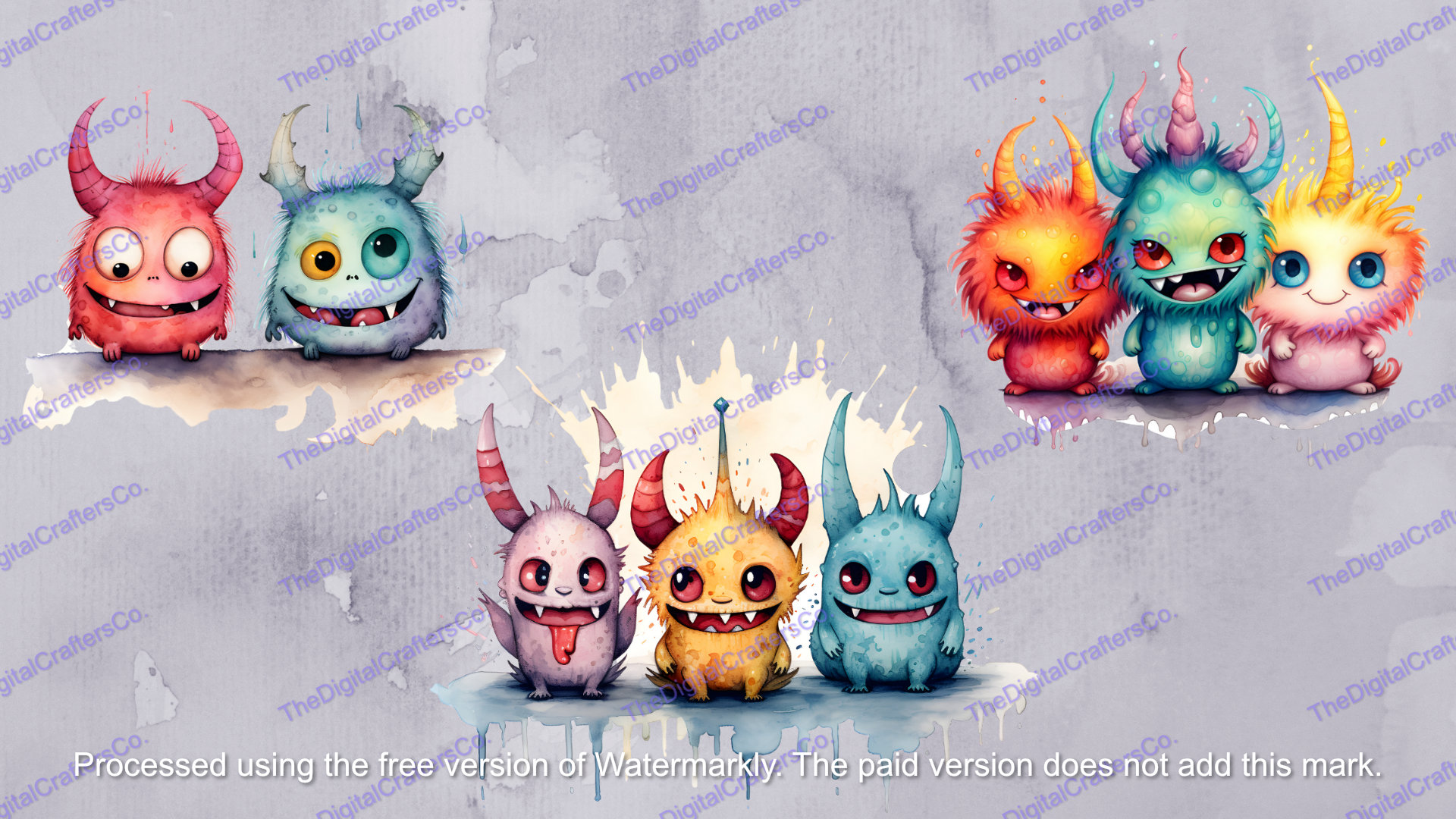 Halloween Demon SVG PNG Collection | Cute Demons Clipart | Spooky ...