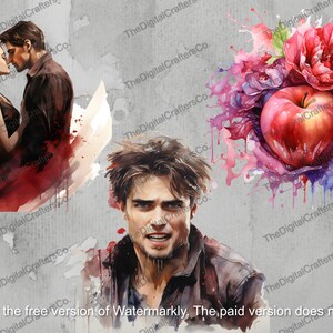 Twilight SVG PNG Collection | Watercolor Twilight Clipart | Instant ...