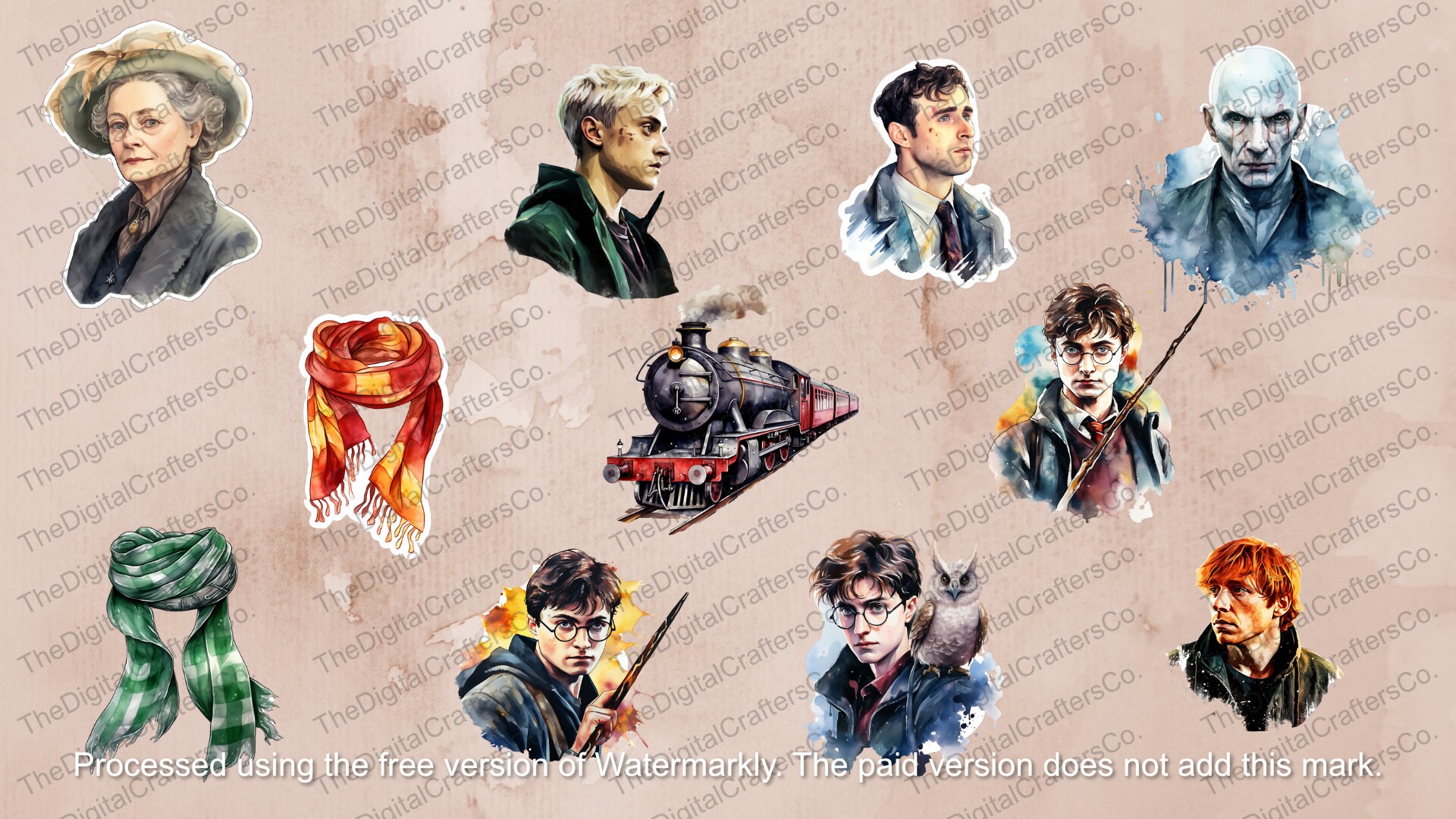 Wizarding World Wonders: Magical Clipart Collection Instant Download 25 ...