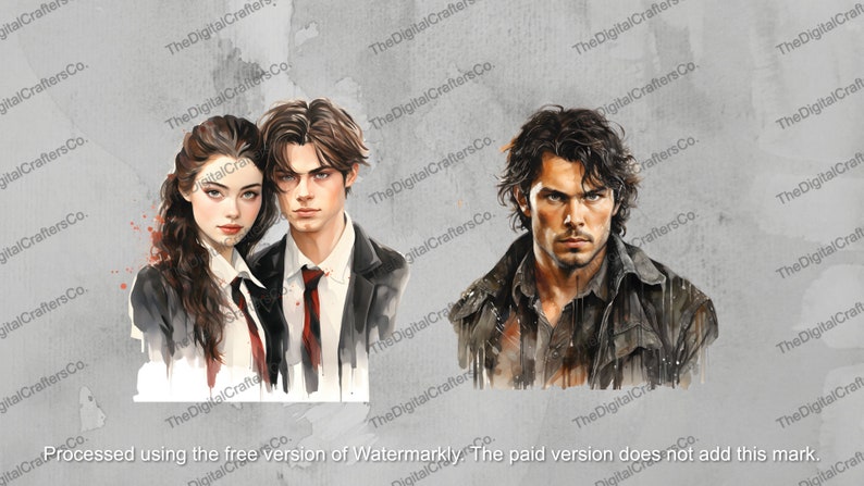 Twilight SVG PNG Collection Watercolor Twilight Clipart Instant ...