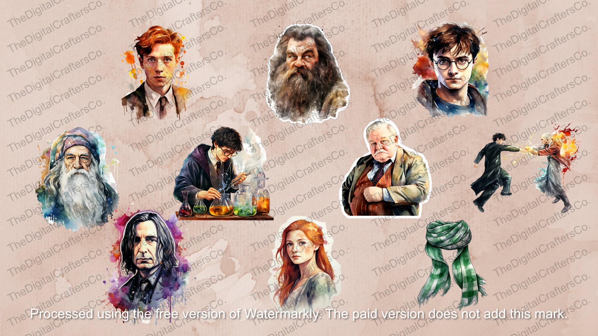Wizarding World Wonders: Magical Clipart Collection Instant Download 25 ...