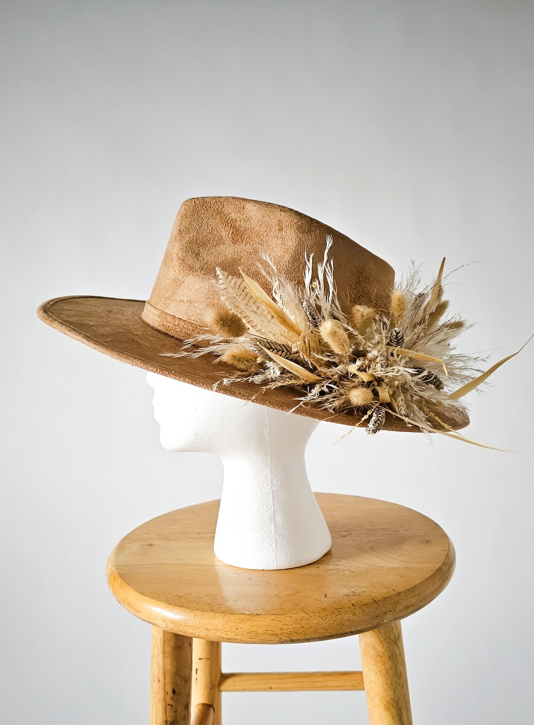 Bridal Hat Crown Boho Hat Crown Custom Hat Crown Hat Brooch - Etsy