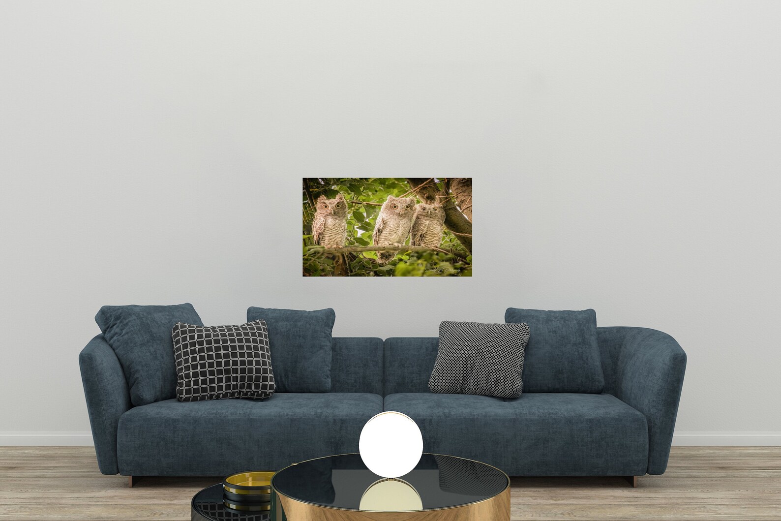 Baby Owls. Tree of Owls. Children's Room Owl Picture. Wall Art. Canvas ...