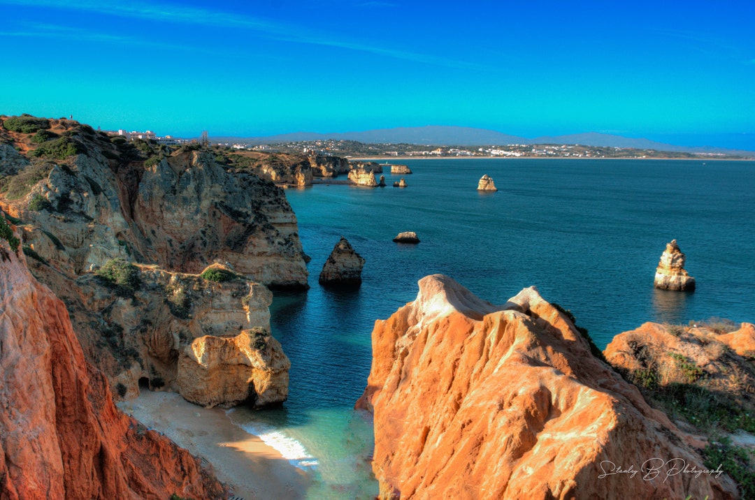 Ponta Da Piedade - Cliffs of Portugal. Portugal Beach. Christmas Gift ...