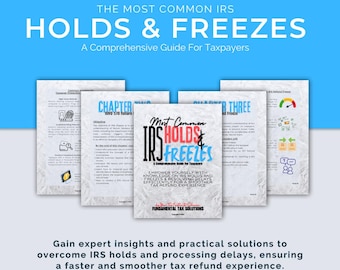 Tax Help HOW TO REVIEW Your Return, Comprehensive Guide Ebook, Hold ...