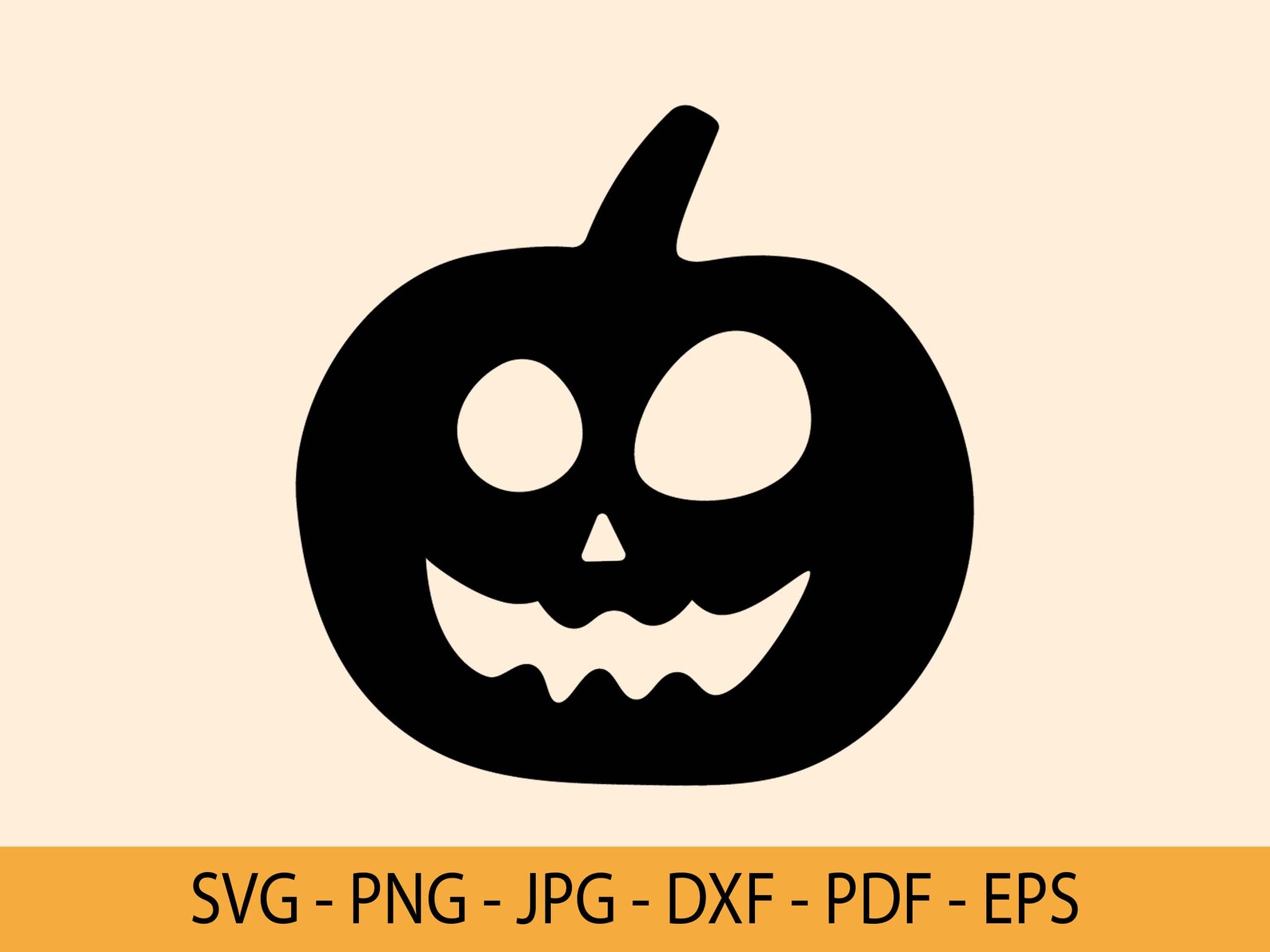 Halloween Pumpkin Funny Face Carved Svg, Halloween Smiling Pumpkin ...