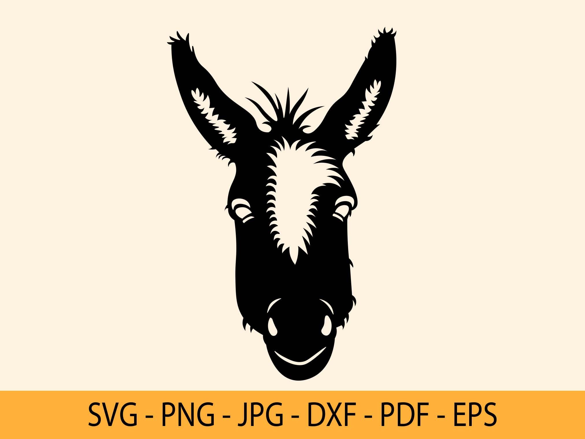 Mule Christmas Ornament Svg, Mule Svg, Nativity Mule, Mule Head, Mule ...