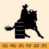 Barrel Racing Svg Png Jpg Pdf Dxf Eps Files, Barrel Racer Png Svg Cut ...