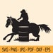 Barrel Racing Svg Png Jpg Pdf Dxf Eps Files, Barrel Racer Png Svg Cut ...
