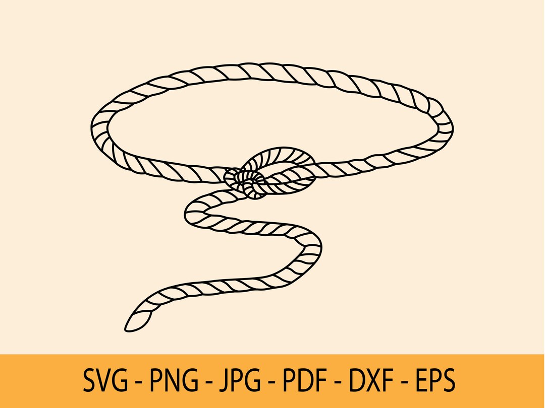 Lasso Svg, Cowboy Rope Svg Png, Cowboy Lasso Svg Png, Lasso Rope Svg ...