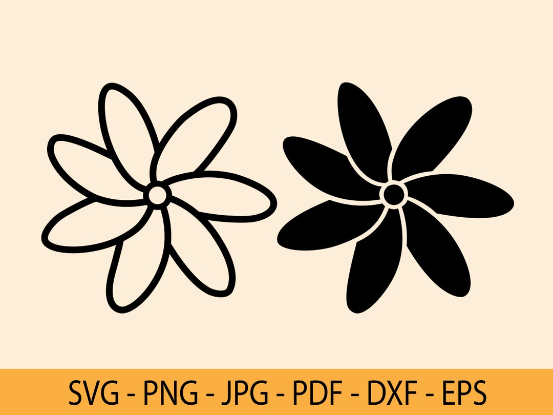 Tahitian Tiare Flower Svg, Tahitian Gardenia Png, Tiare Tahiti, Clipart ...
