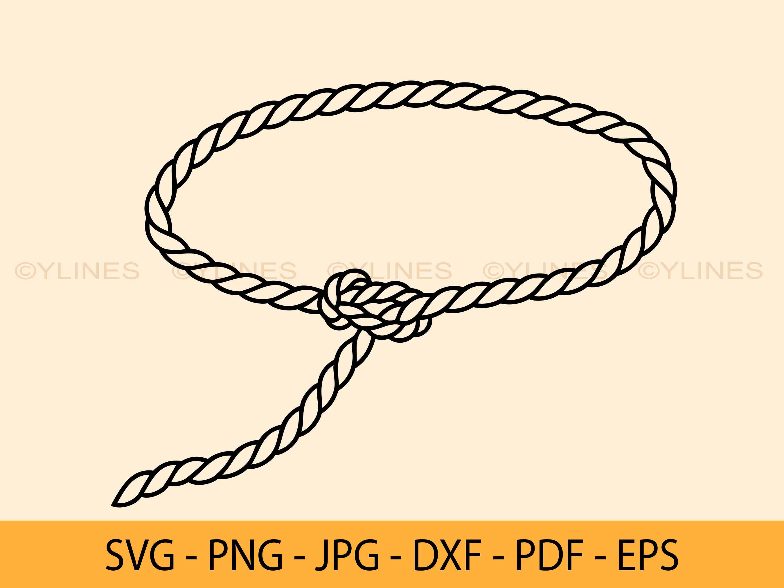 Lasso Svg, Rope Lasso Svg, Round Lasso Clipart, Cowboy Rope Svg, Cowboy ...