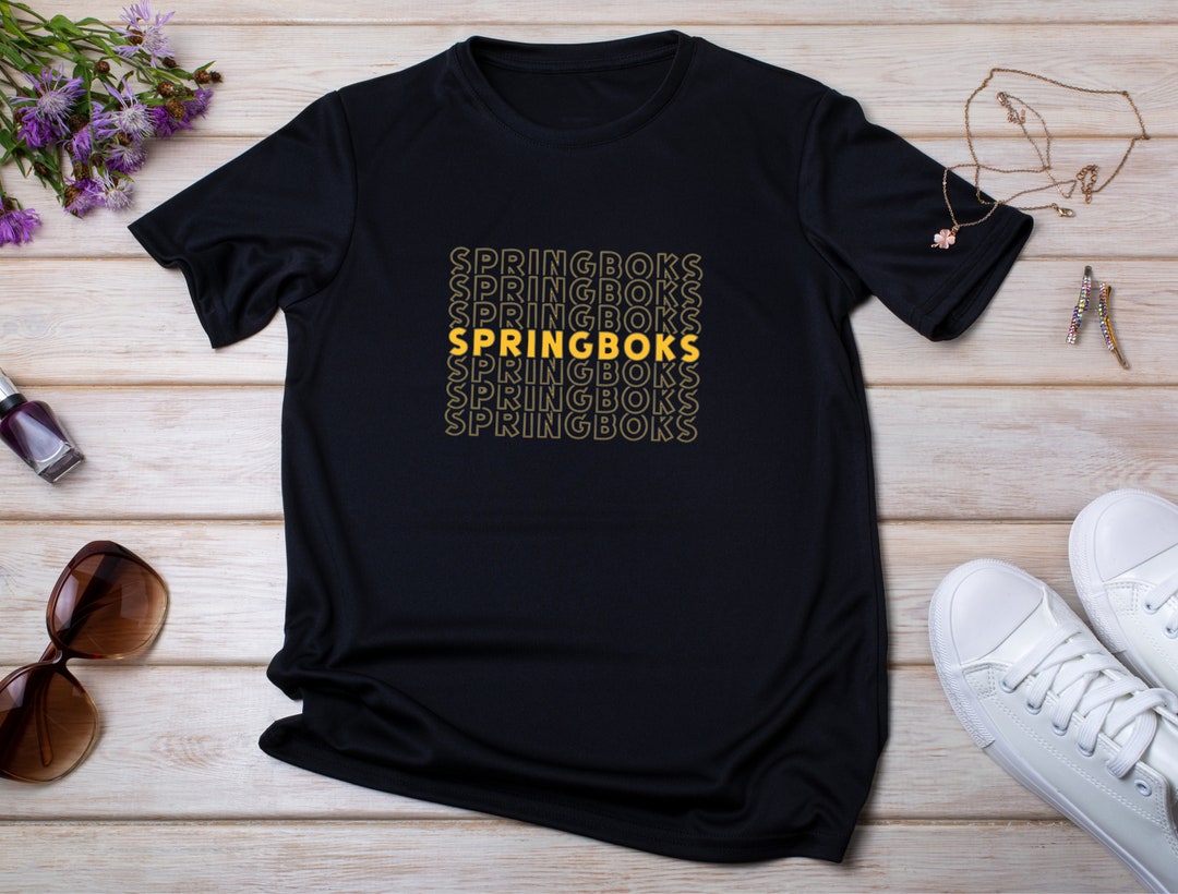 Springbok Supporters T-shirt | South Africa Rugby - Etsy UK