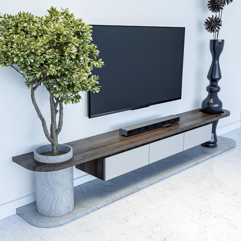 Tv Console - Etsy
