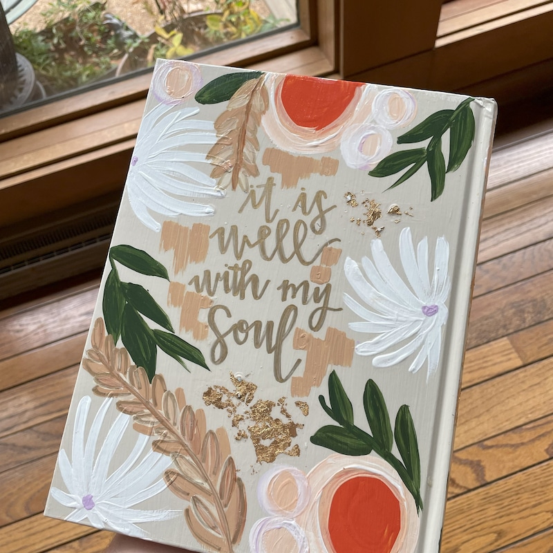 Painted Journal - Etsy