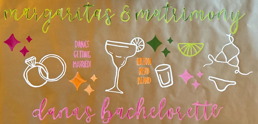 BACHELORETTE PARTY BANNER - Etsy