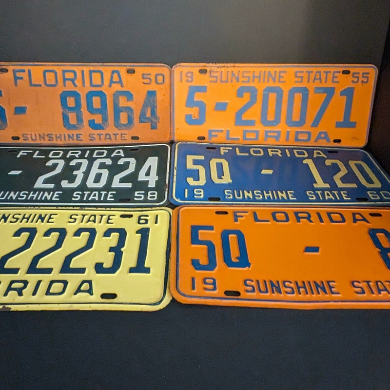 Upcycled License Plates - Etsy