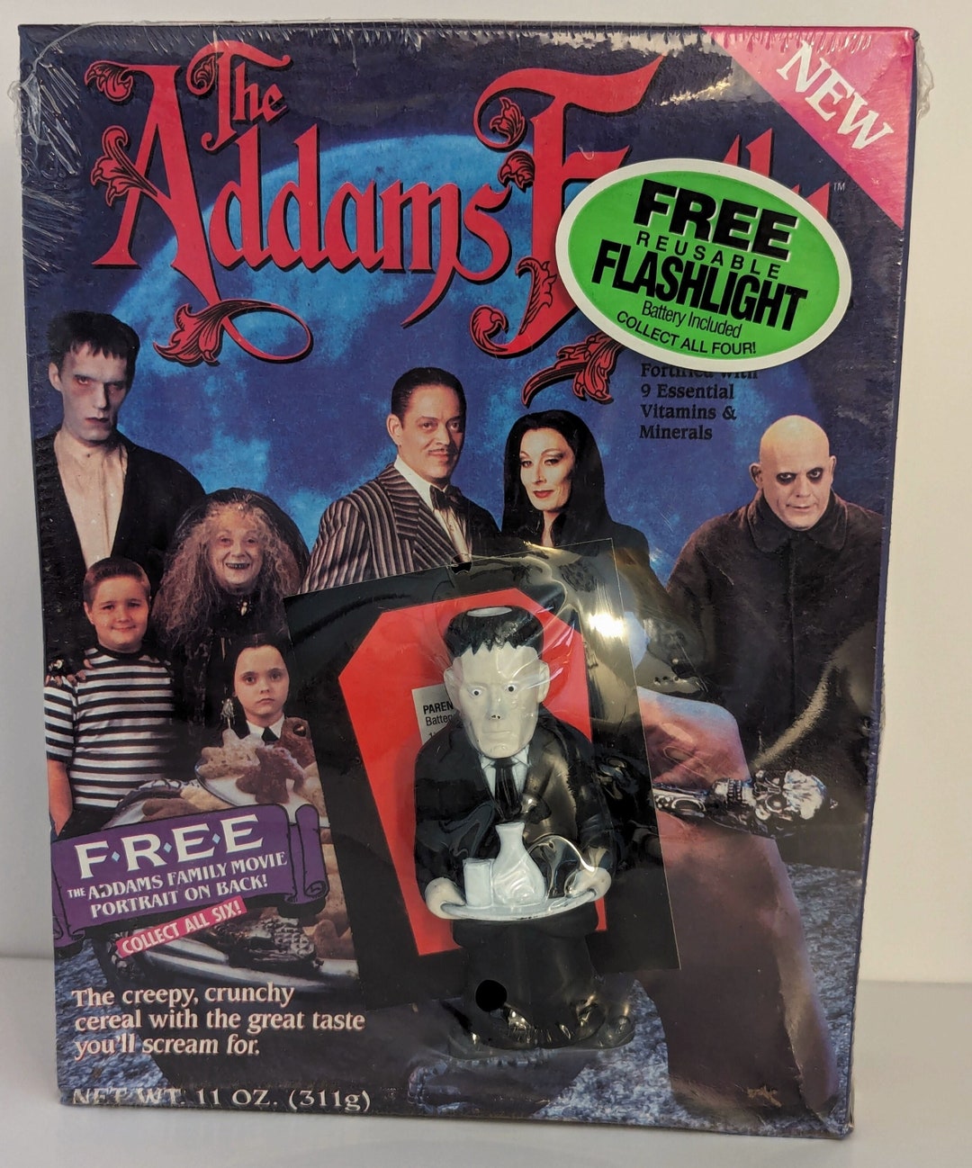 The Addams Family Ralston Cereal Box, Based on Early 1990s Movie ...