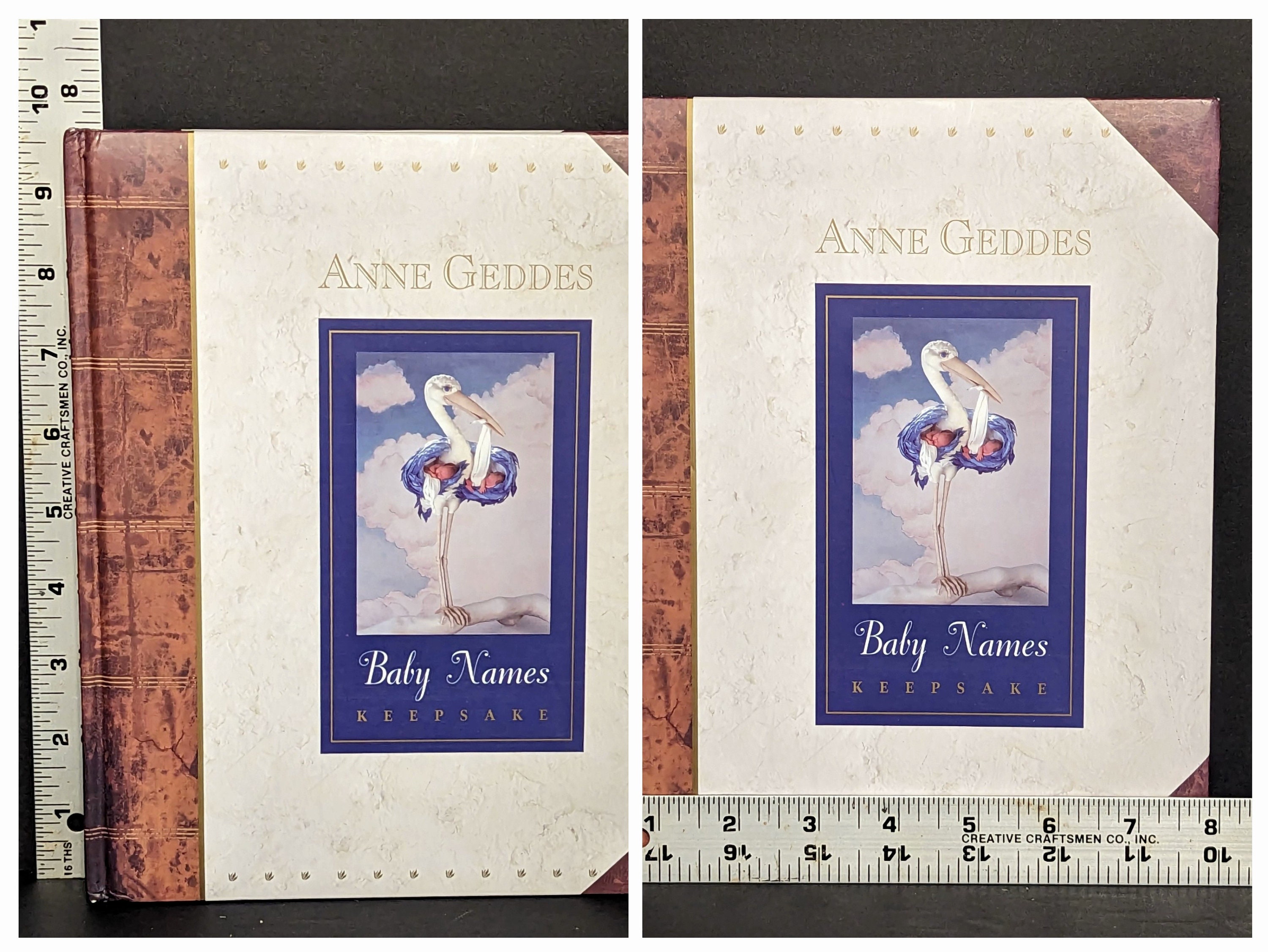 Vintage Baby Names Keepsake Book by Anne Geddes: Baby Name Ideas and ...