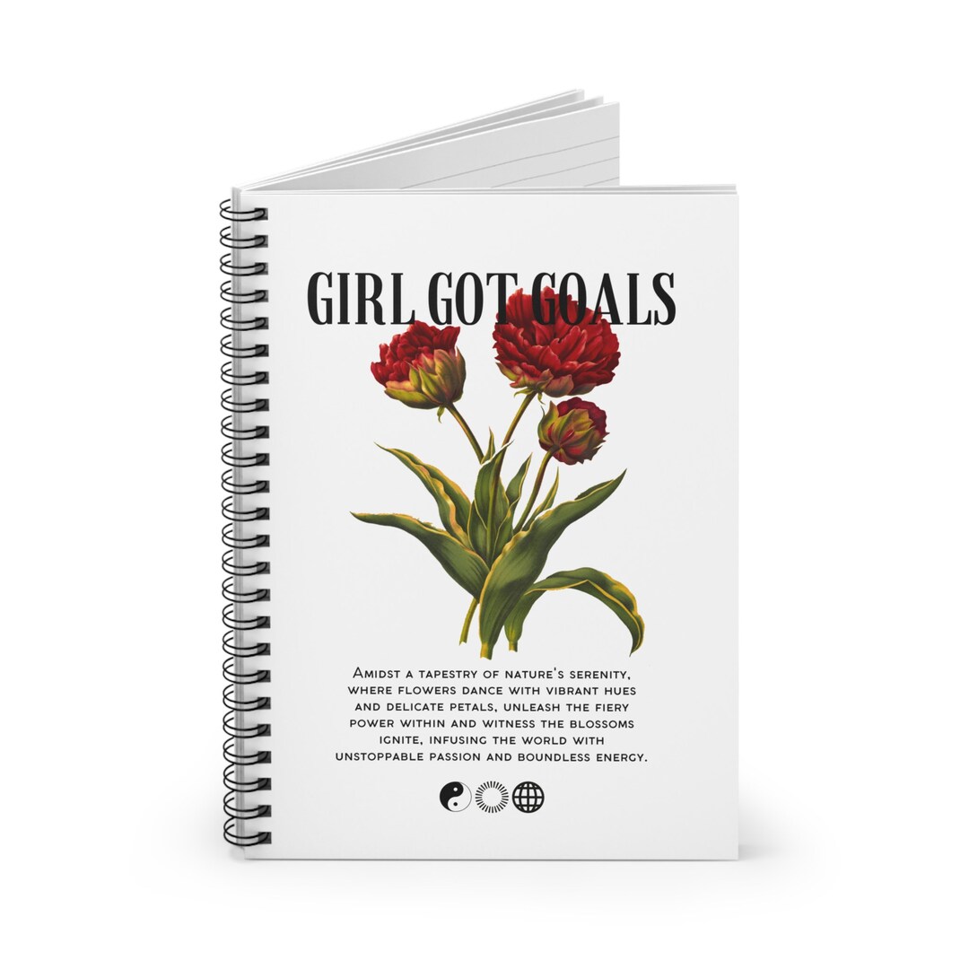Inspiring Spiral Notebook Girl Got Goals - Etsy