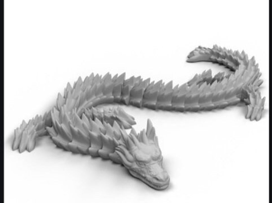 3d Printed Dragon - Etsy