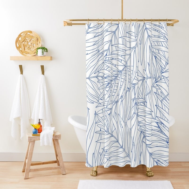 Fabric Shower Curtain - Etsy